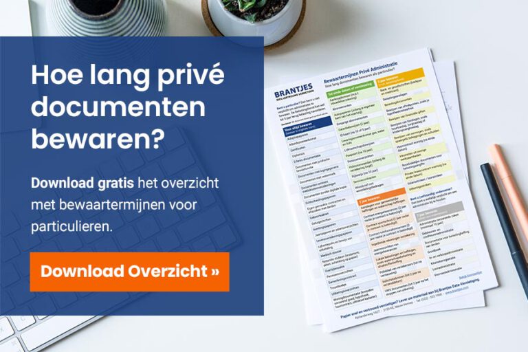 Bewaartermijn privé administratie: Hoe lang bewaren?
